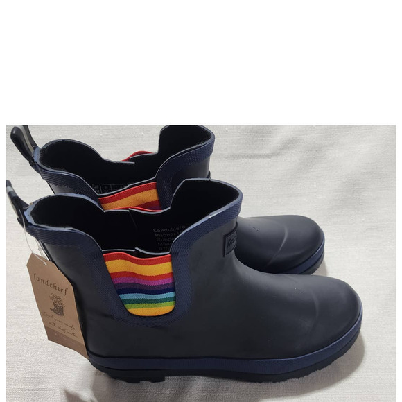landchief | Shoes | Landchief Rainbow Rain Boots Woman Size 6 | Poshmark